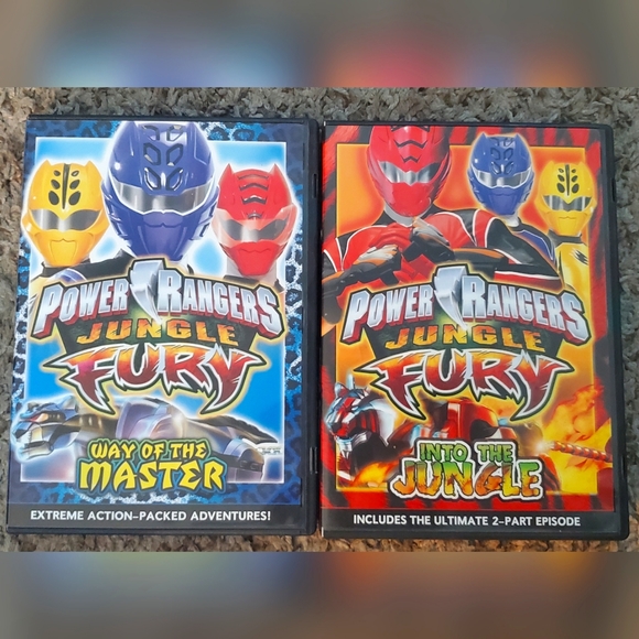 Media | Power Rangers Jungle Fury Dvds | Poshmark